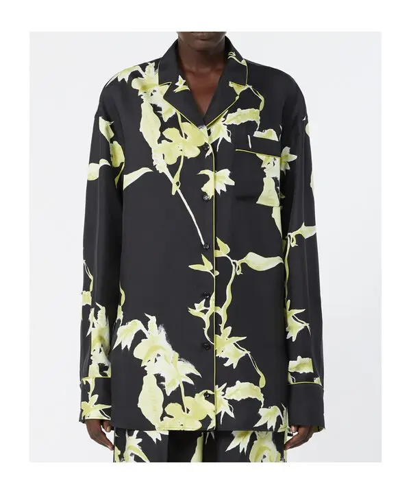 Sportmax Printed Long Sleeve Shirt