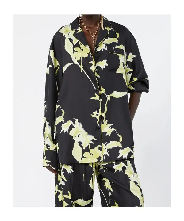 Sportmax Printed Long Sleeve Shirt