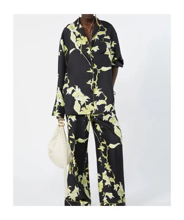 Sportmax Printed Long Sleeve Shirt
