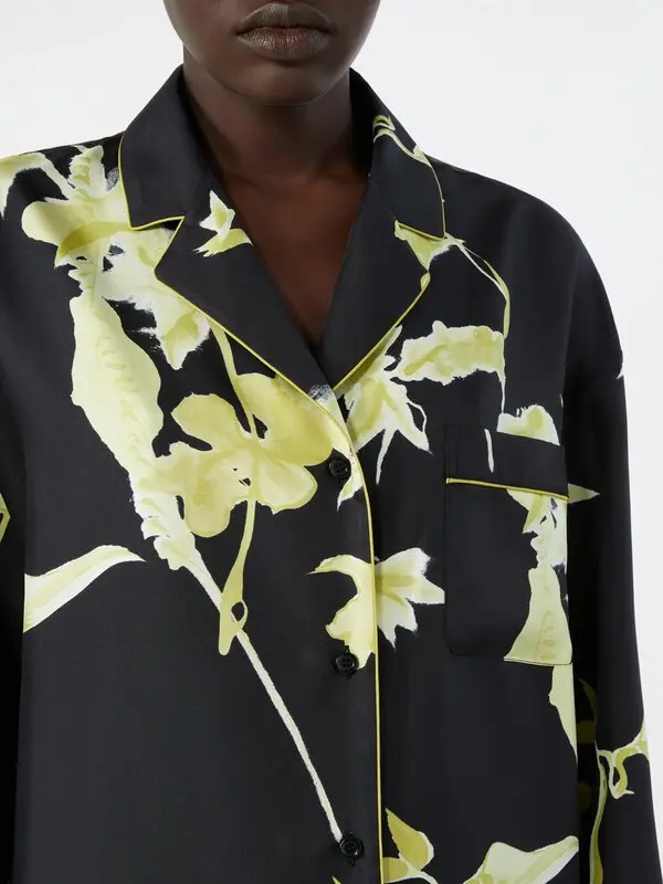 Sportmax Printed Long Sleeve Shirt