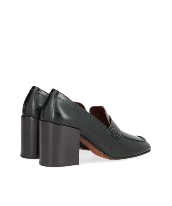 Dries Van Noten Square-toe High Heel Loafers