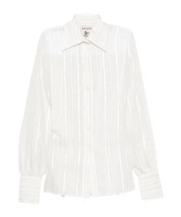 SEMICOUTURE Striped Long-sleeve Shirt