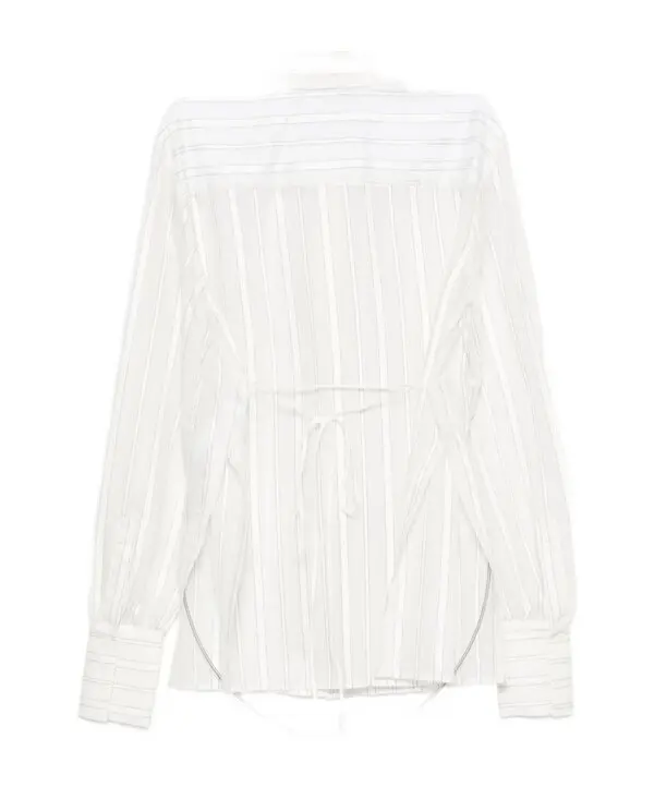SEMICOUTURE Striped Long-sleeve Shirt