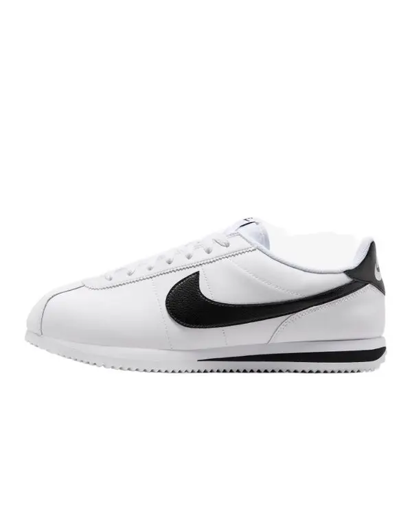 Nike Cortez 23 Logo Detailed Low-top Sneakers - White/black