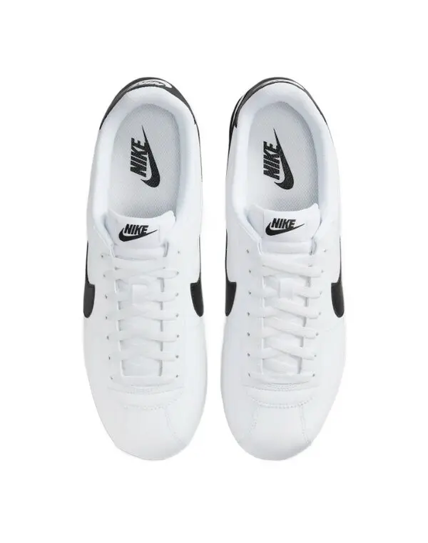 Nike Cortez 23 Logo Detailed Low-top Sneakers - White/black