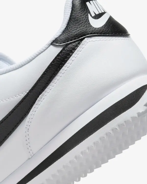 Nike Cortez 23 Logo Detailed Low-top Sneakers - White/black