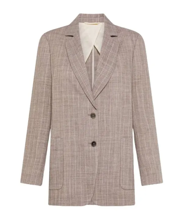 Seventy Single-breasted Long-sleeve Blazer - Nude