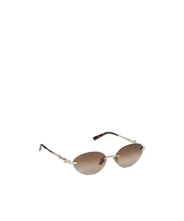 Gucci Oval Frame Sunglasses