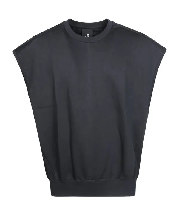 THOM KROM Sleeveless Crew Neck Sweat Top