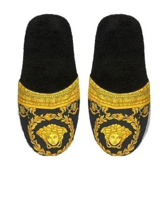 Versace Medusa Printed Flat Slippers