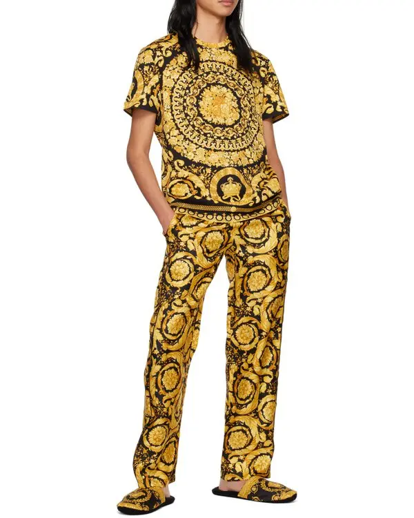 Versace Medusa Printed Flat Slippers