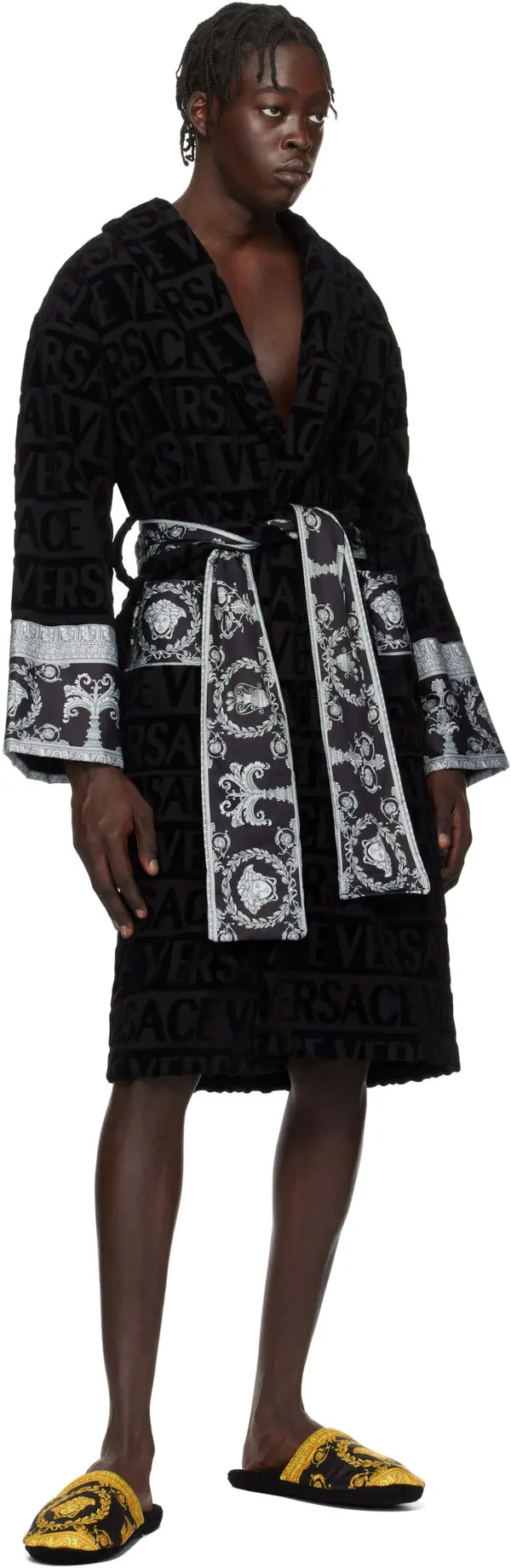 Versace Medusa Printed Flat Slippers