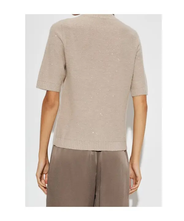 Fabiana Filippi Short-sleeved T-shirt - Beige