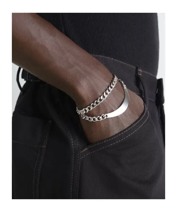 LEMAIRE Curved Id Chain Bracelet