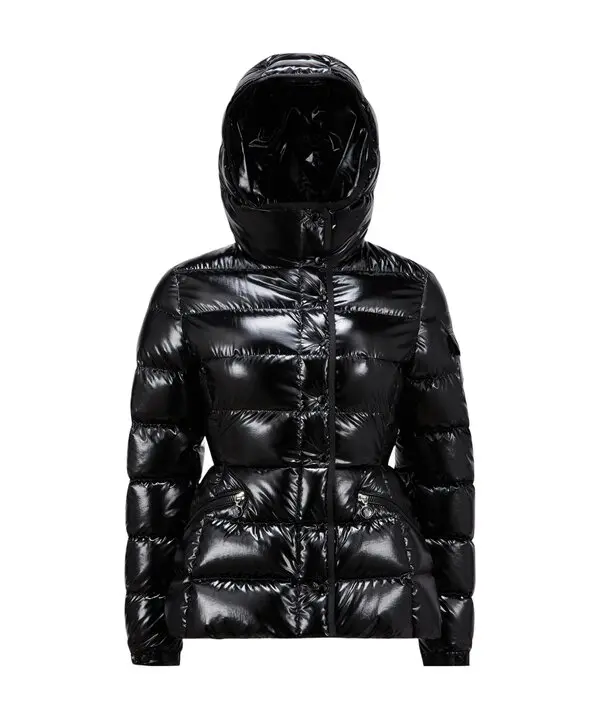 Moncler Logo Patch Puffer Jacket - Black
