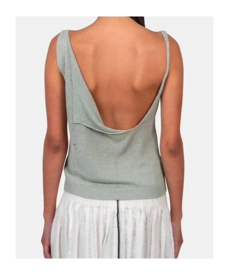 Paloma Wool Draped-back Wool Sweater - Gray