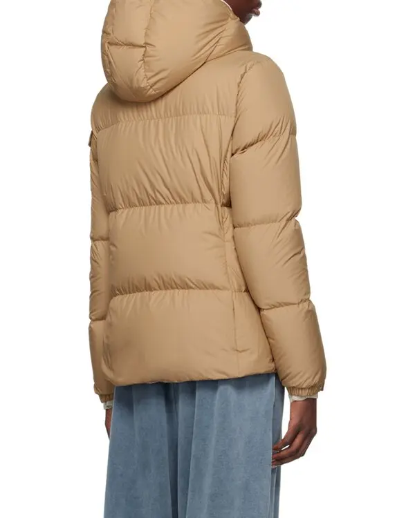 Moncler Fourmines Zip-up Quilted Jacket - Brown