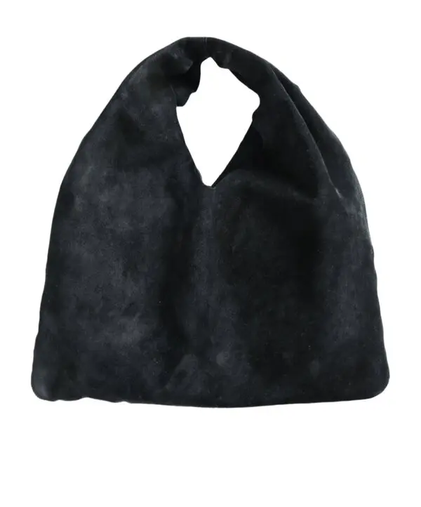 THE ROW Suede Slouchy Shoulder Bag - Black