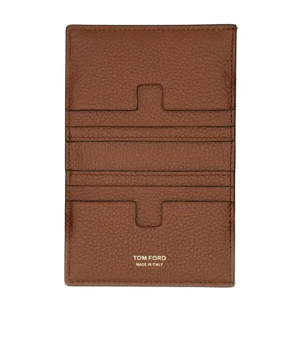 TOM FORD Folded Cardholder - Brown