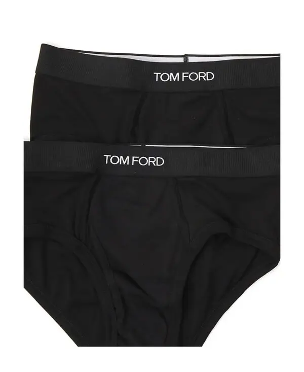 TOM FORD Pack Of Two Logo Waistband Briefs