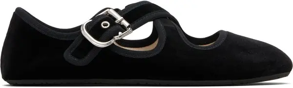 Alaïa Velvet Ballet Flats