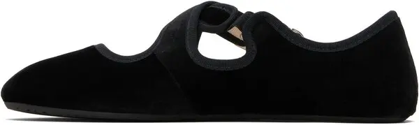 Alaïa Velvet Ballet Flats