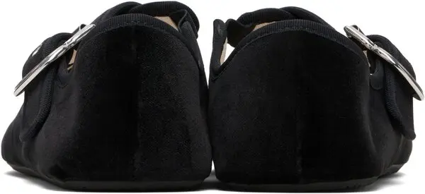 Alaïa Velvet Ballet Flats