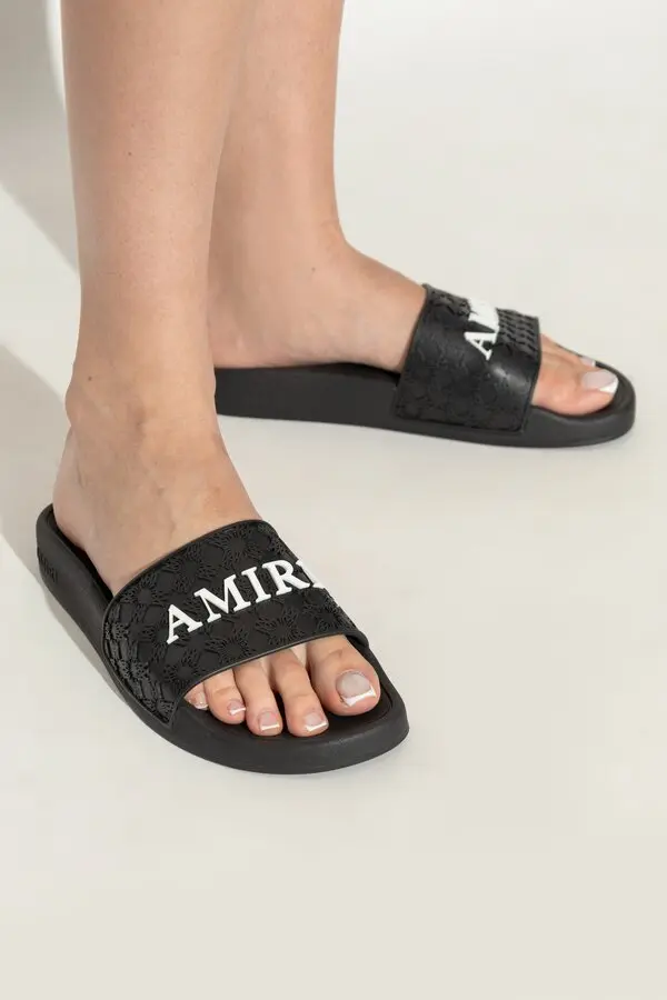 Amiri Ma Quad Pool Slides - Black