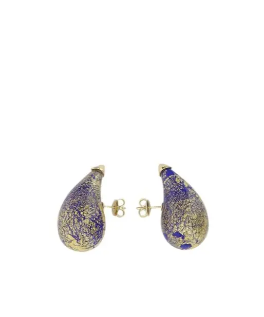 Bottega Veneta Pendant Glass Earrings - Gray