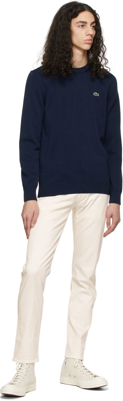 Lacoste Logo Round Neck Sweater - Black