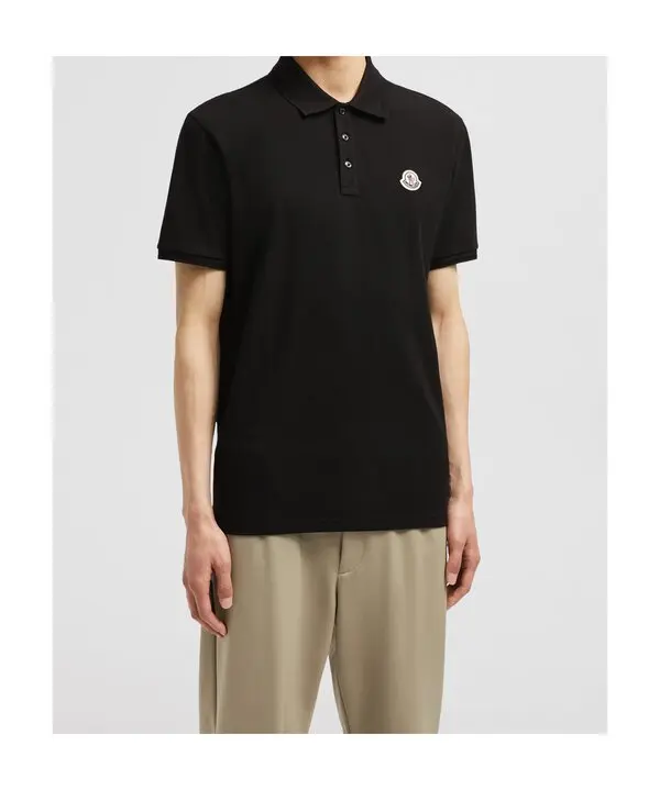 Moncler Logo Patch Short-sleeved Polo Shirt