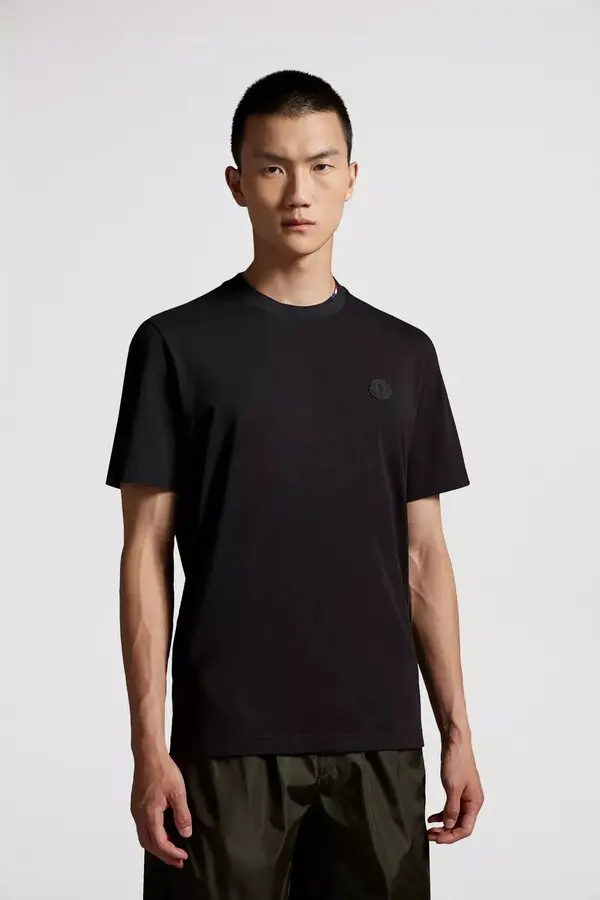 Moncler Logo Patch Crewneck T-shirt