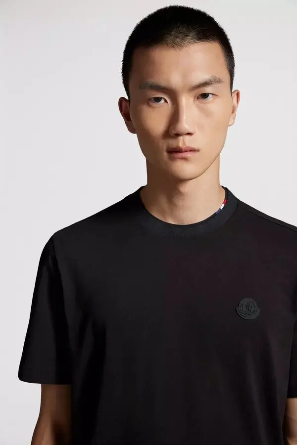 Moncler Logo Patch Crewneck T-shirt