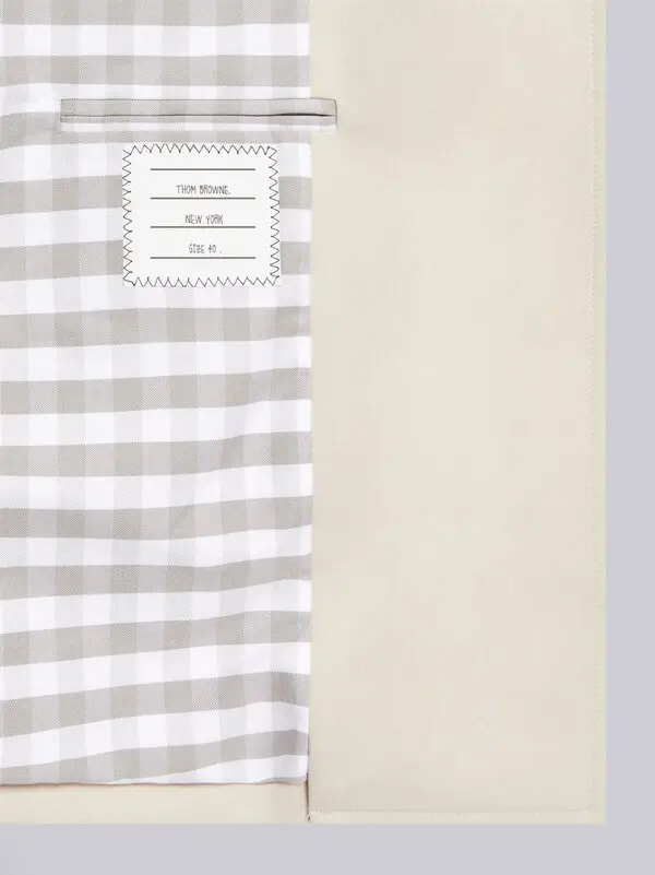 Thom Browne Rwb Striped Single-breasted Coat