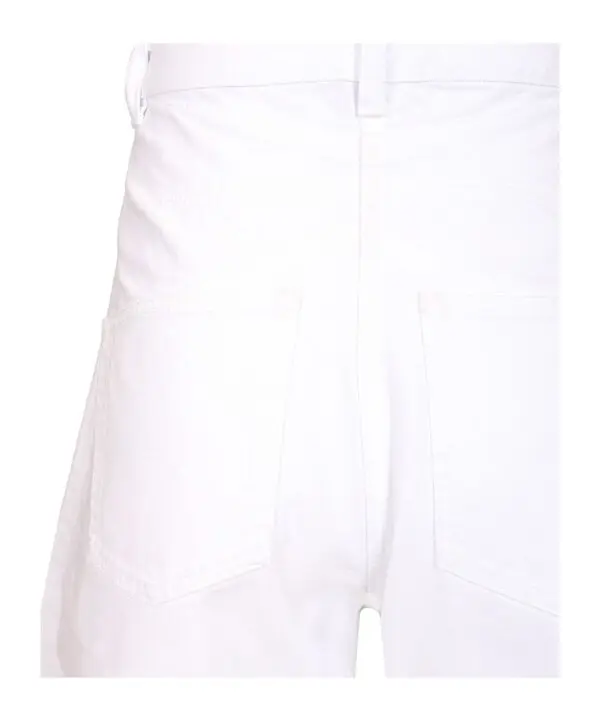 Alaïa Round Jeans - White