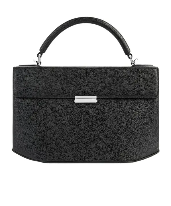 TOTEME Flap Shoulder Bag - Black