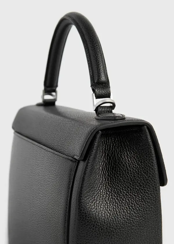 TOTEME Flap Shoulder Bag - Black