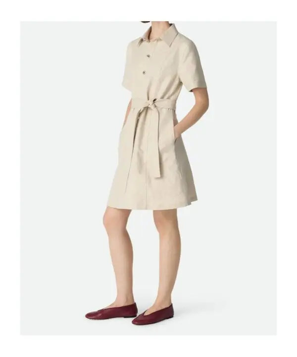Bottega Veneta Cotton And Linen Dress