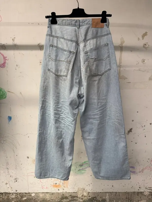 Balenciaga Distressed Baggy Jeans