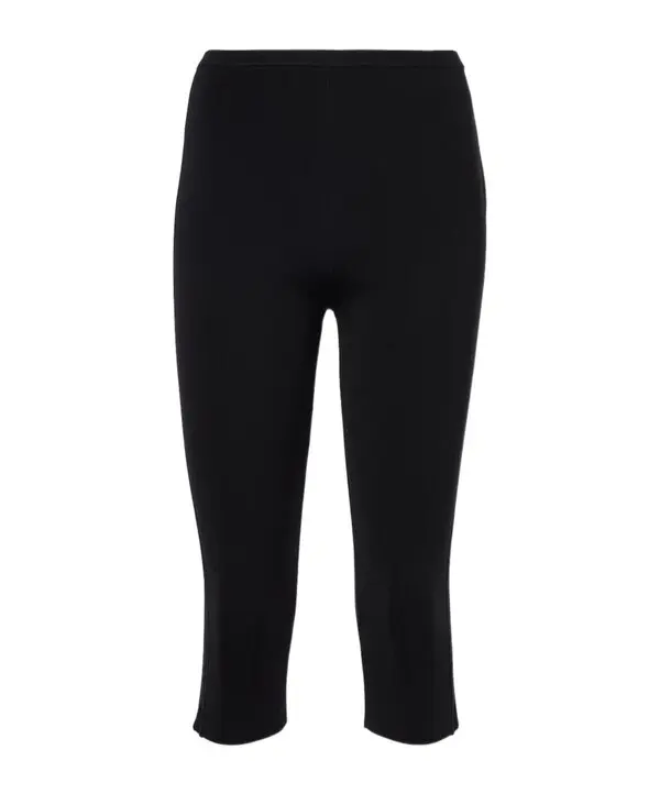TOTEME Jersey Capri Pants - Black