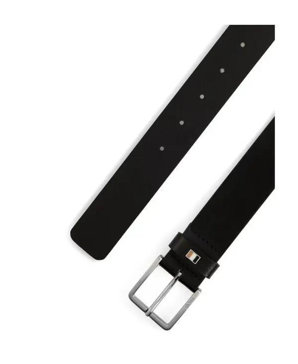 Hugo Boss Signature-stripe Keeper Trim Belt