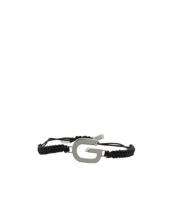 Givenchy Logo Woven Bracelet - Black