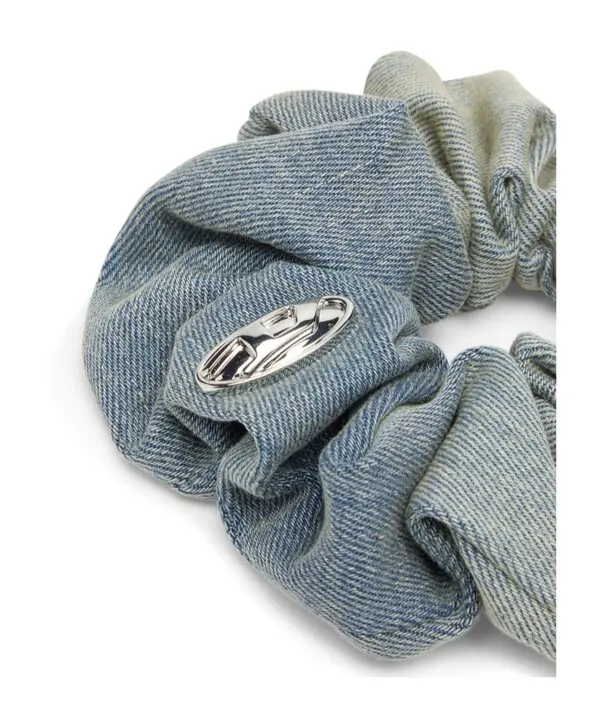 DIESEL® Logo Plaque Hair Scrunchie
