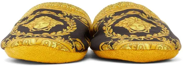 Versace Medusa Printed Flat Slippers