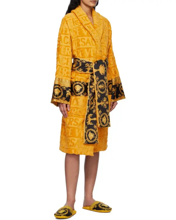 Versace Medusa Printed Flat Slippers