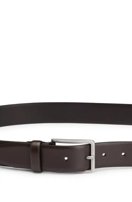 Hugo Boss Logo Engraved Belt