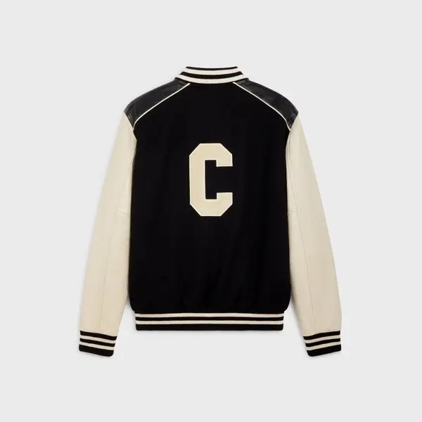 Celine Classic Teddy Jacket In Textured Wool