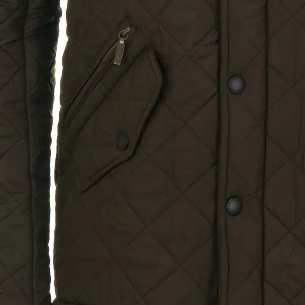 Barbour Powell Quilted High-neck Jacket