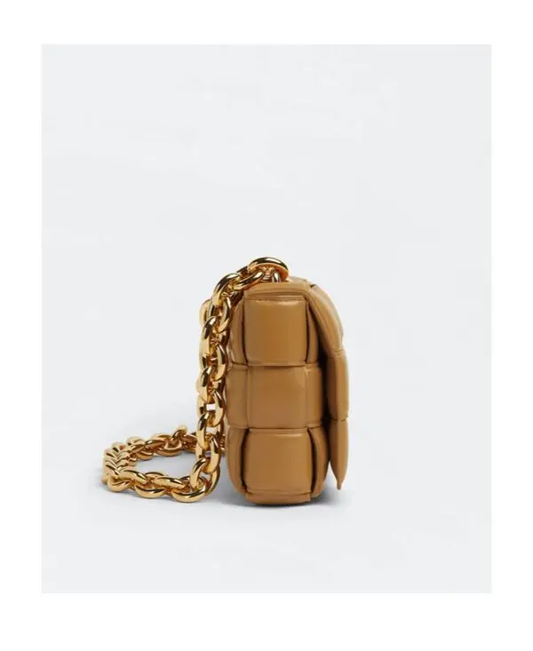 Bottega Veneta Chain Cassette Satchel Bag - Brown