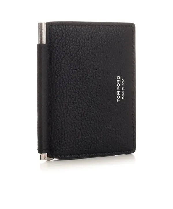 TOM FORD Logo Printed Money-clip Wallet